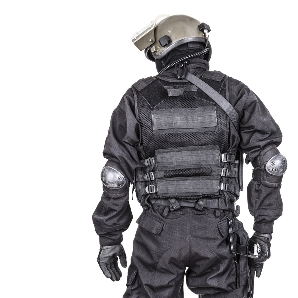 Special Ops Soldier In Black