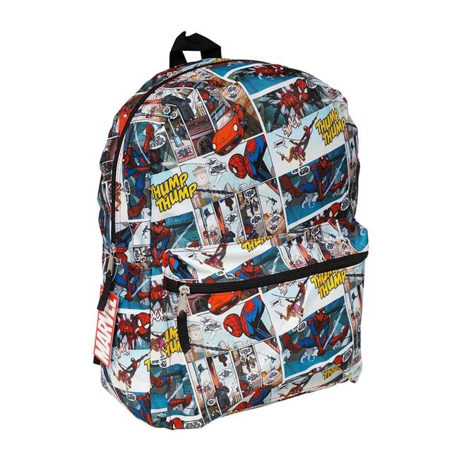 Spiderman 2349649 16 in. Spider-Man Comic Print Backpack Backpack ...