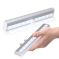 KDJ LED Motion Sensor Light Strip Rechargeable Night Stair Closet ...
