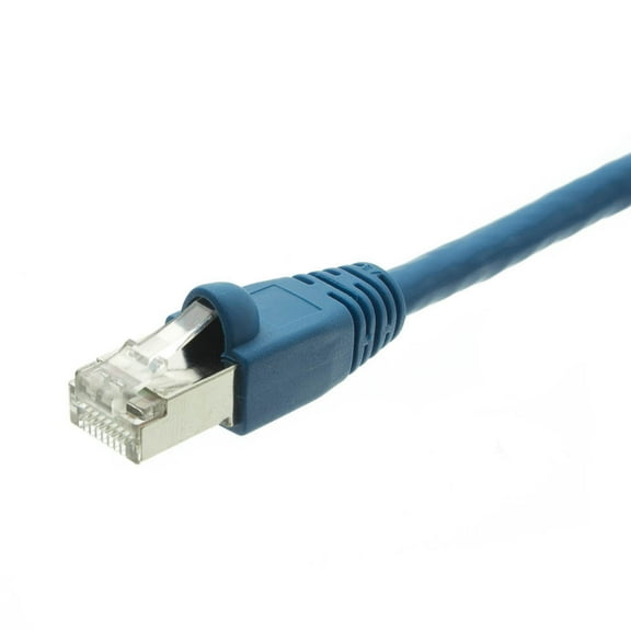 Cat6A White Ethernet Patch Cable, Snagless - Molded Boot, 500 Mhz, 7 ...