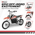 Razor MX650 Dirt Rocket High-Torque Electric Motocross Dirt Bike, 17 ...