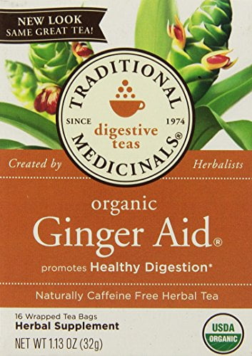 Traditional Medicinals Tea Ginger Aid - Walmart.com