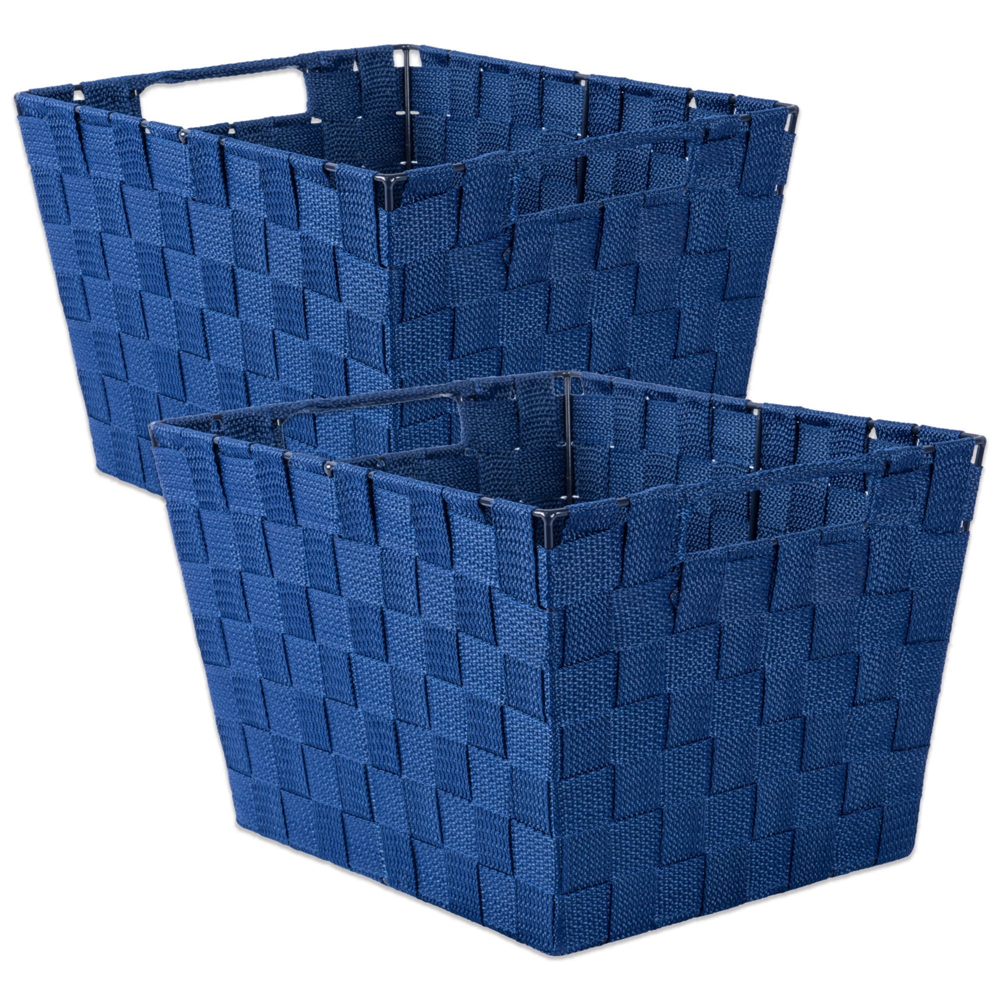 DII Durable Trapezoid Woven Nylon Storage Bin or Basket for Organizing ...