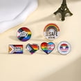DESIGNICE 6 Pcs Pride Pins, Rainbow Button Pins for Backpacks and ...