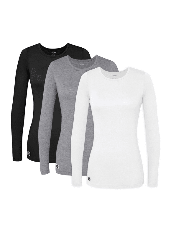 long sleeve undershirts for scrubs