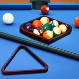 GSE Solid Wood Billiard Pool Ball Rack Set, 8-Ball Triangle & 9-Ball ...