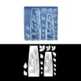 ANXPTIME Multipurpose IY 3D Carving Flower Nail Art Mold in Sturdy ...