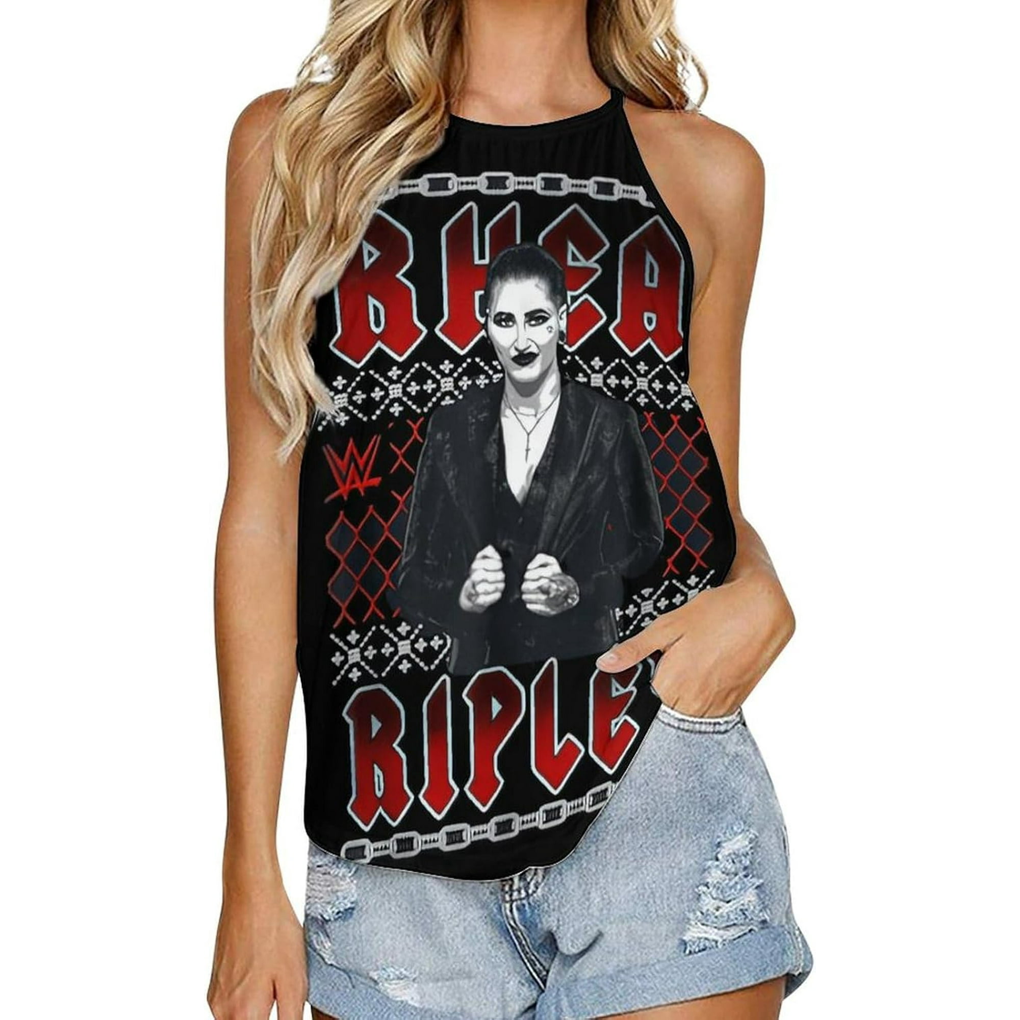 Click here for Rhea Ripley Juniors Womens Sleeveless Shirt Women... prices