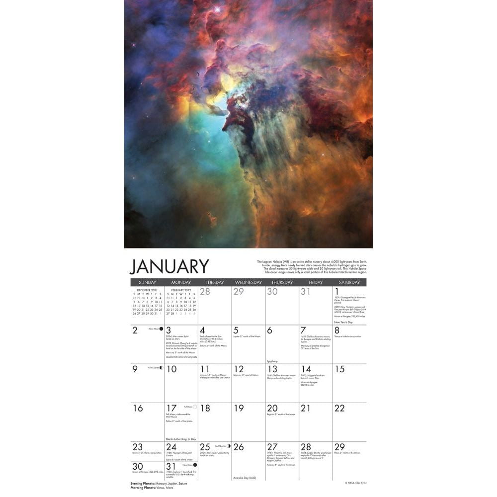 Astronomy Calendar 2022 Back Yard