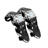 Motorcycle Dirt Bike Adult Knee Pads Protective Guards Gear Pad White ...
