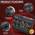 Professional USB Audio Interface with MIC/LINE, Guitar, AUX Stereo and ...
