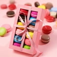 PACKHOME 15 Pack Macaron Boxes for 12, Pink Macaron Packaging Boxes ...