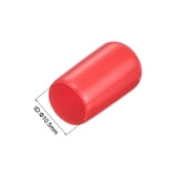 Uxcell 10pcs Rubber End Caps 10.5mm ID Vinyl Round Tube Bolt Cap Cover ...