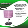 Minecraft Nether Portal Block Light Desk Lamp with Ender Dragon Pull ...