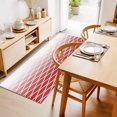 2x6ft Area Rug,Modern White Wave Line Washable Large Rugs Soft Non-Slip ...