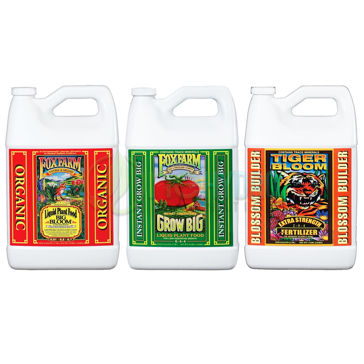 Fox Farm Trio Big Bloom, Tiger Bloom & Grow Big Soil 1 Gallons ...