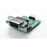 MAX232 RS232 to TTL DB9 Female Serial Port Converter Module with LED Indicators - Walmart.com