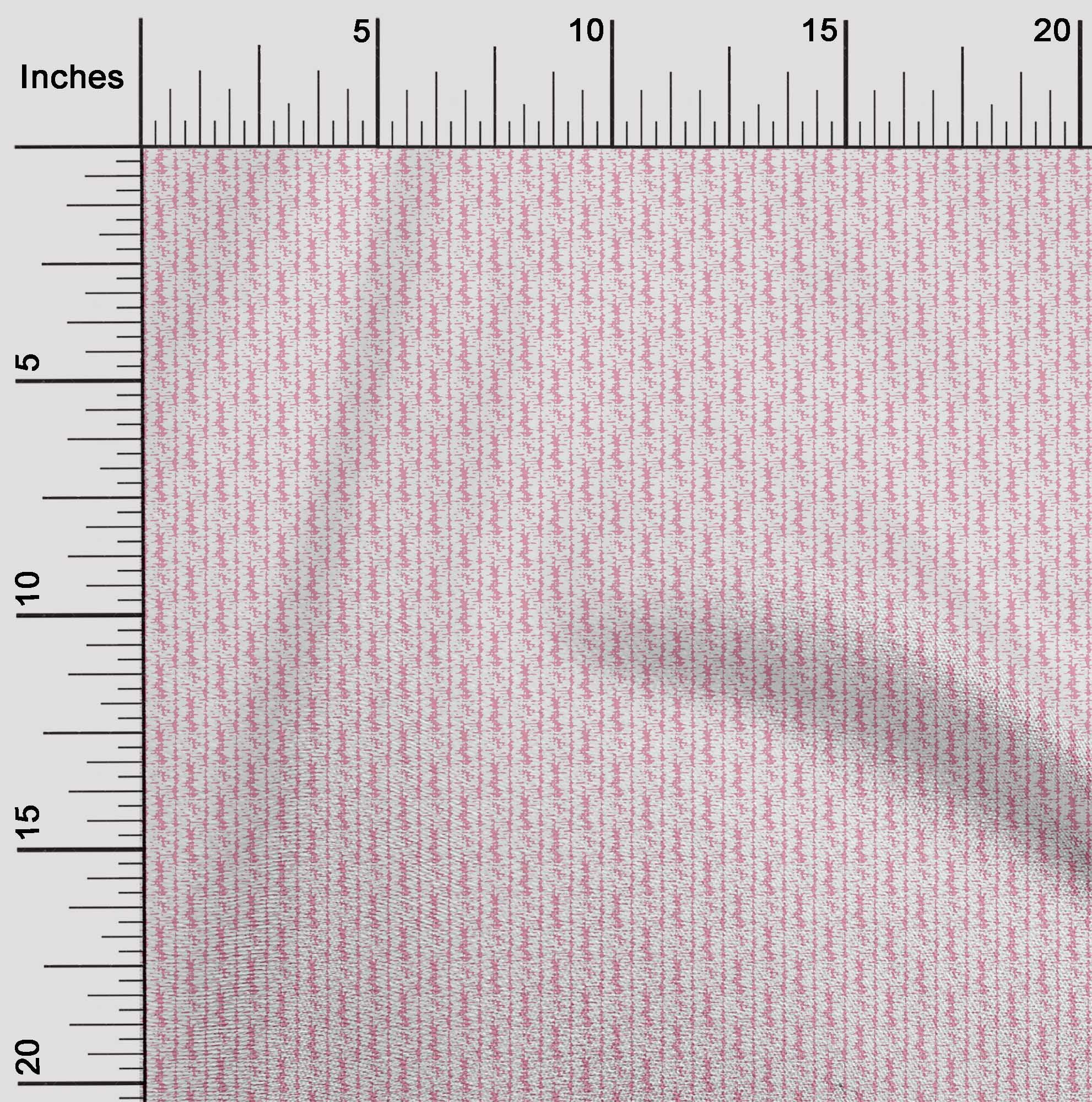 oneOone Cotton Poplin Pink Fabric Abstract Texture Fabric For Sewing ...