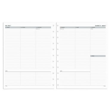 Trayknick A6 Budget Planner Refill Kit - 82 Sheet 2024 Colorful Monthly ...