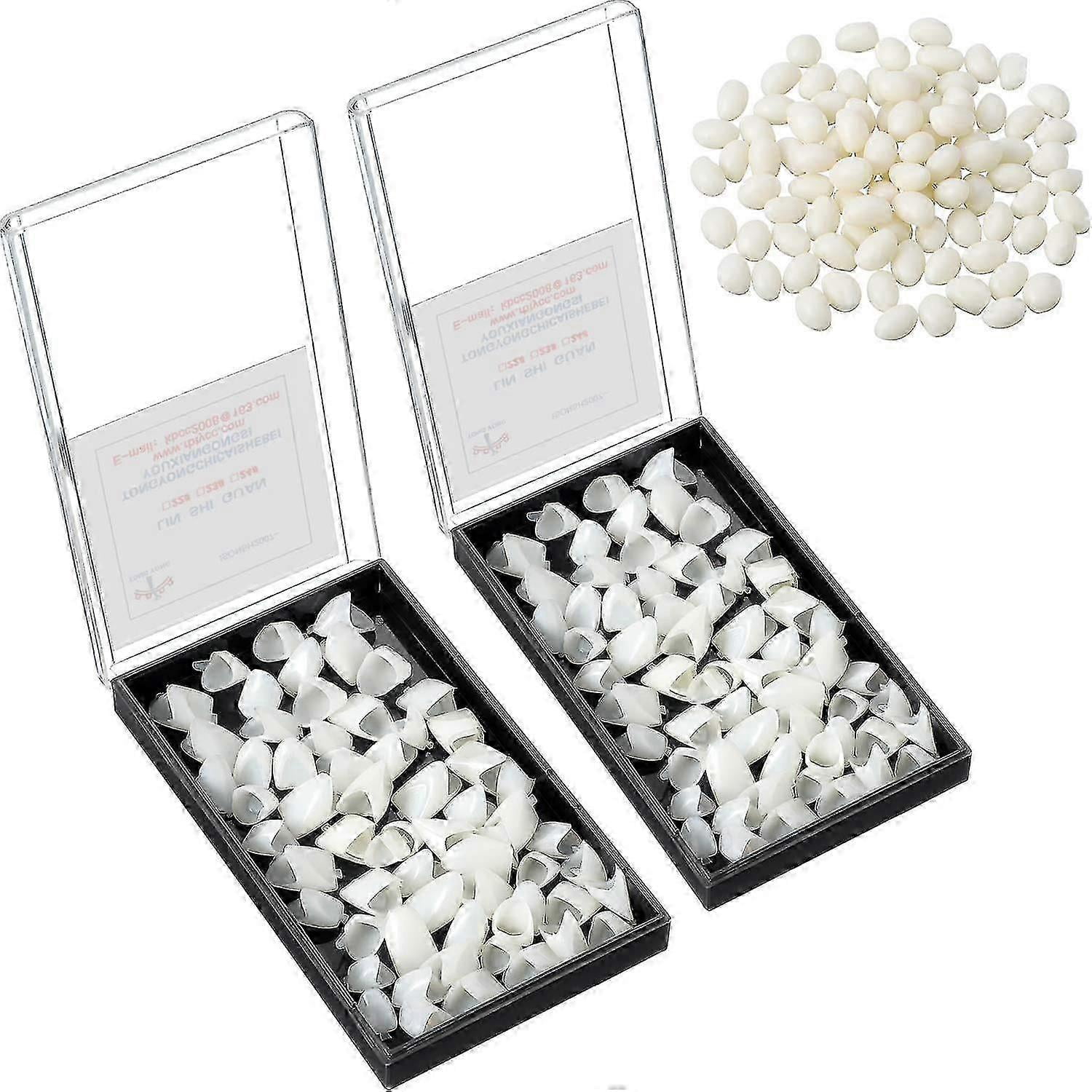 100 Piece Dental Temporary Crowns Front Teeth Back Teeth Temporary ...