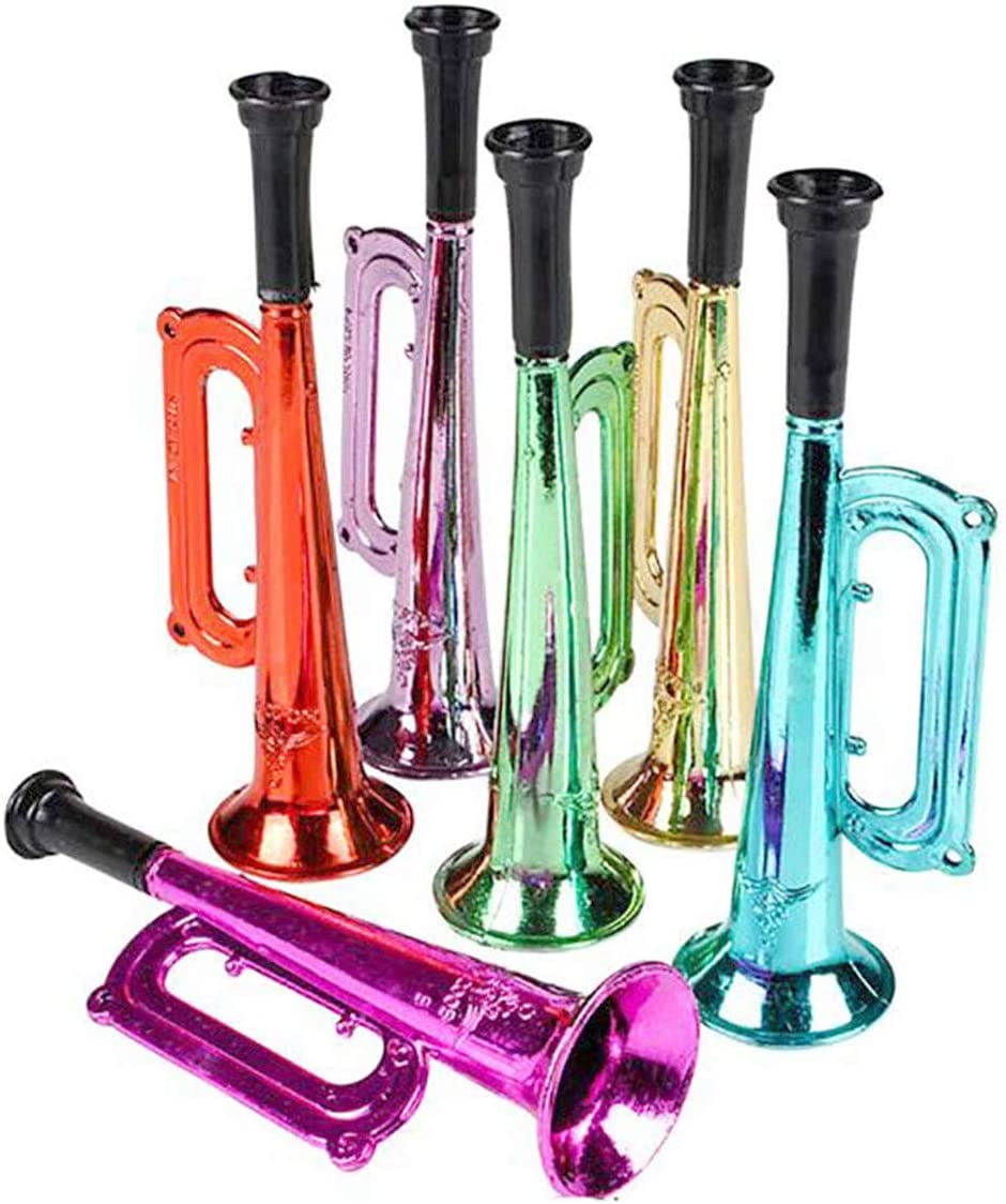 Everything You Need | Kicko Metallic Trumpet Toys - 12 Pack - Assorted ...