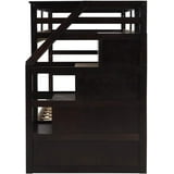 Harper & Bright Designs Twin over Twin Bunk Bed for Bedroom, Wood Twin ...