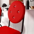 Jopath Bar Stools Set of 4,Modern PU Leather Dining Chairs with ...