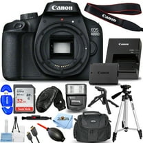 Canon EOS 4000D DSLR Camera Kit with EF-S 18-55 mm f/3.5-5.6 III Lens ...