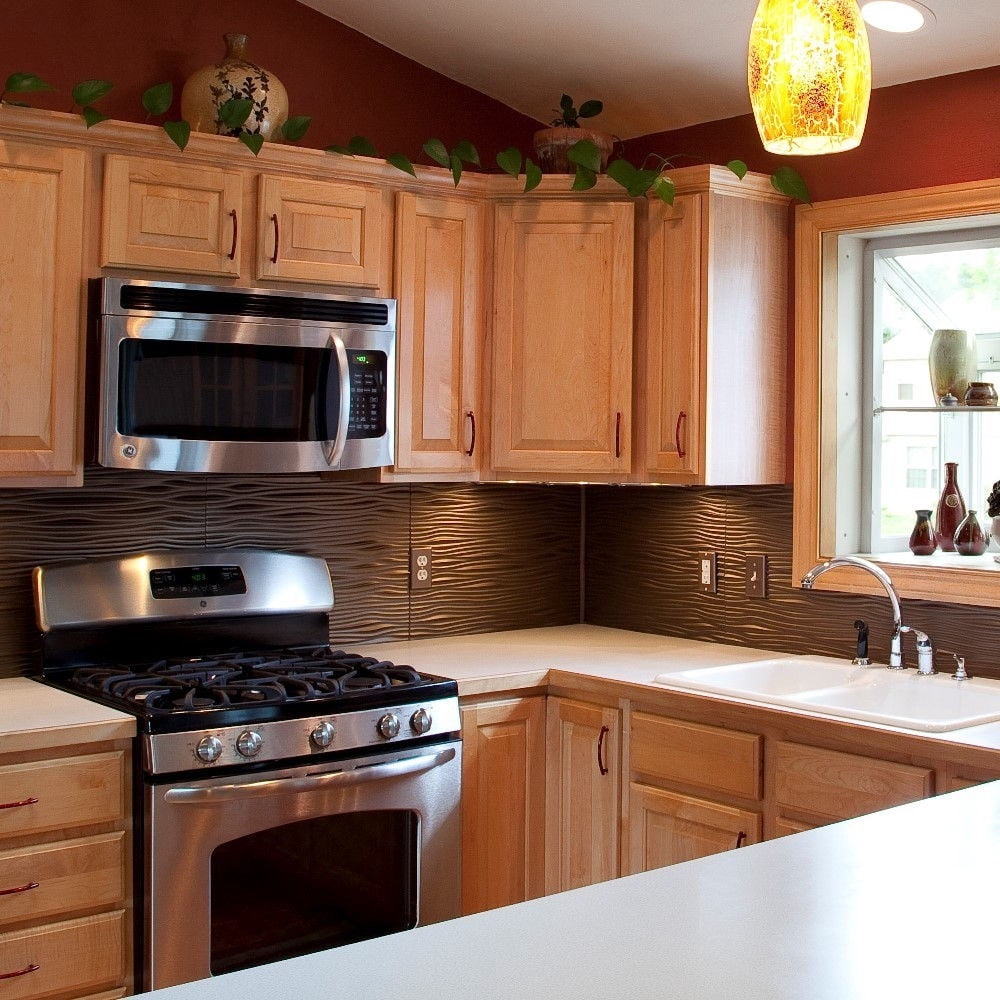 Decorative Thermoplastic Backsplash Panels For Use In Kitchens | Shelly ...
