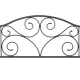 Doral Complete Metal Daybed with Link Spring Support Frame and Scrolled ...