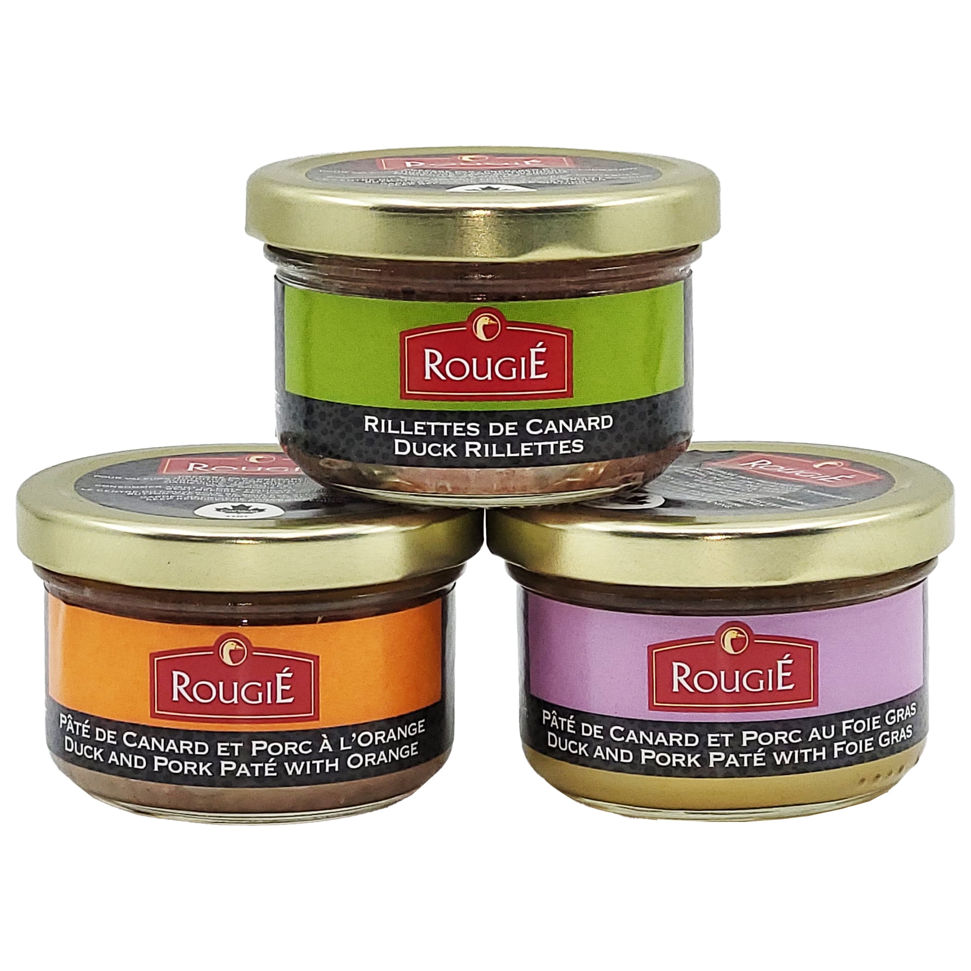 Click here for Rougié Rougie Duck & Pork Spreads 3-Pack - Pate Wi... prices