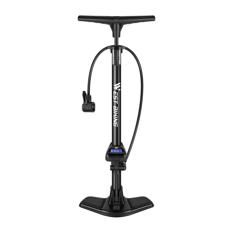 High Pressure Bike Floor Air Pump with Digital Gauge 145 PSI - Suitable ...