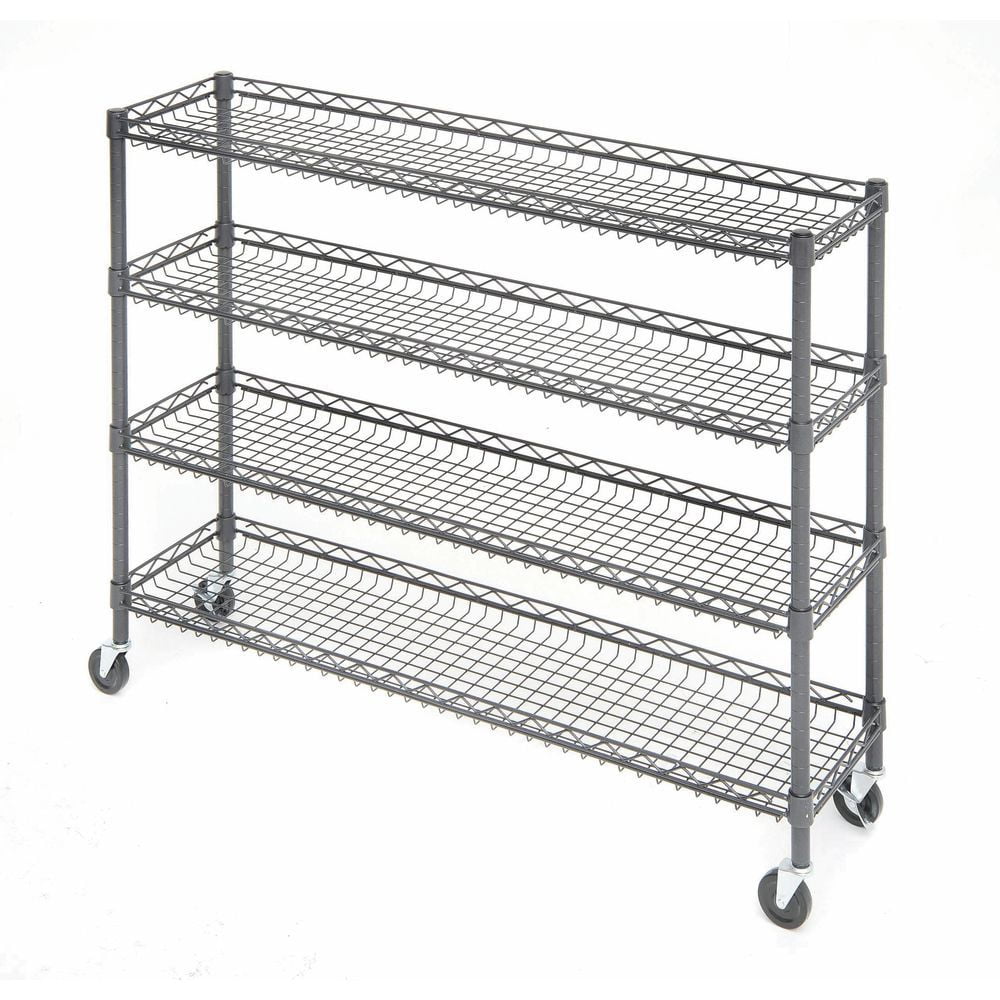 Hubert Flint Wire Impulse Cart - 48"L x 12"W x 34"H - Walmart.com