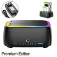 SharkTRUE Hard Drive Docking Station Dual Bay, Aluminum External 2.5 ...