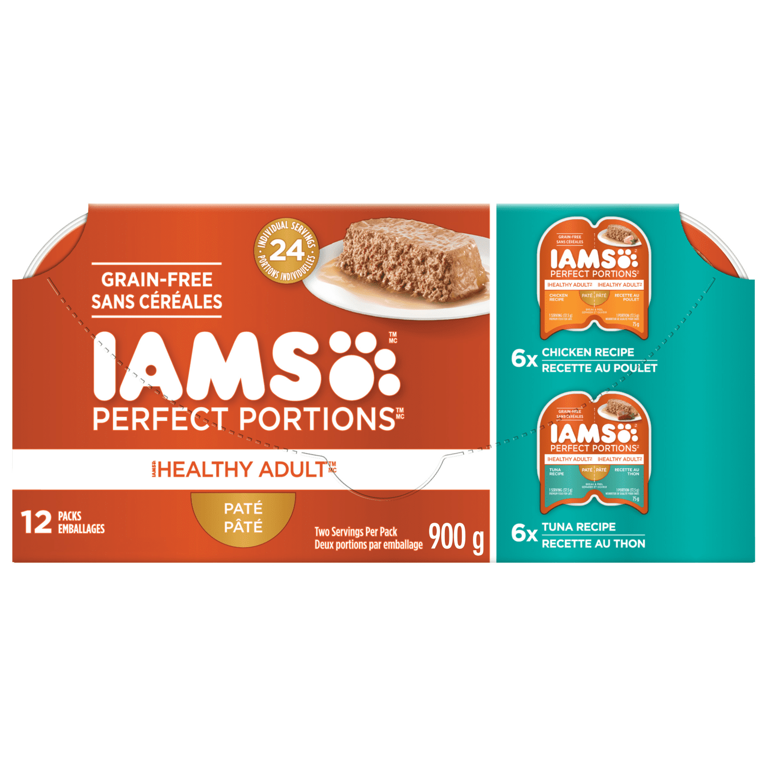 Click here for Iams Perfect Portions Grain Free Chicken & Tuna Pa... prices