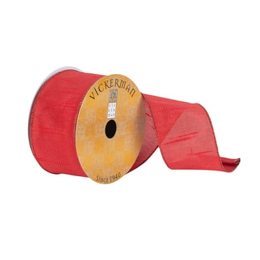 Vickerman Gold Ribbon With Gold Swirl Center And Gold Edge - Walmart.com