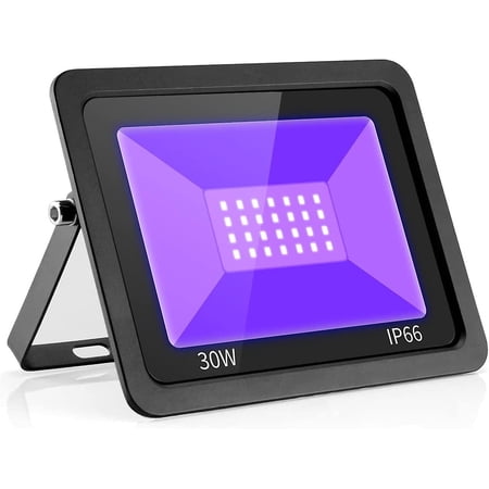 30w Led Black Light, Blacklights Flood Light With Lmell Plug And Switch ...