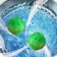 Green Anti Tangle Laundry Balls Set, 6 Pieces Hair Catcher For Washing ...