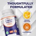 Vitamatic, Pumpkin Seed Oil Softgel Capsules, 2000mg, 180 Count ...