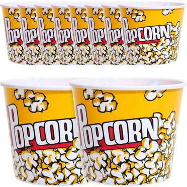 3 Pack Retro Style Plastic Popcorn Containers Popcorn Boxes Bucket for ...