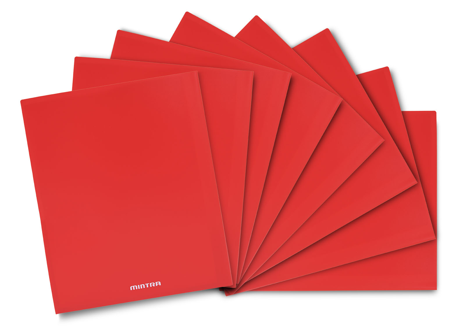 Mintra Office-(07108) Poly Pocket Folders (Red, 8 Pack) - Walmart.com