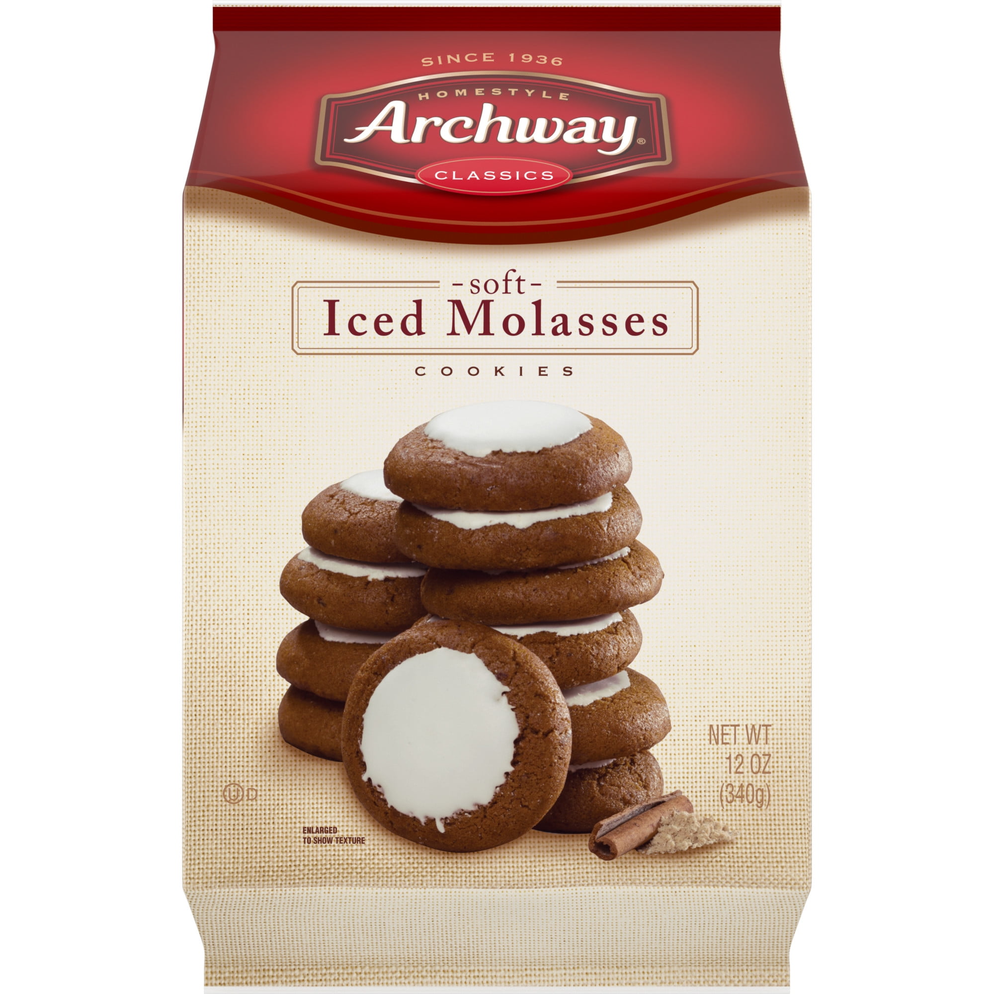 Archway Cookies, Classic Soft Iced Molasses Cookies, 12 oz - Walmart.com