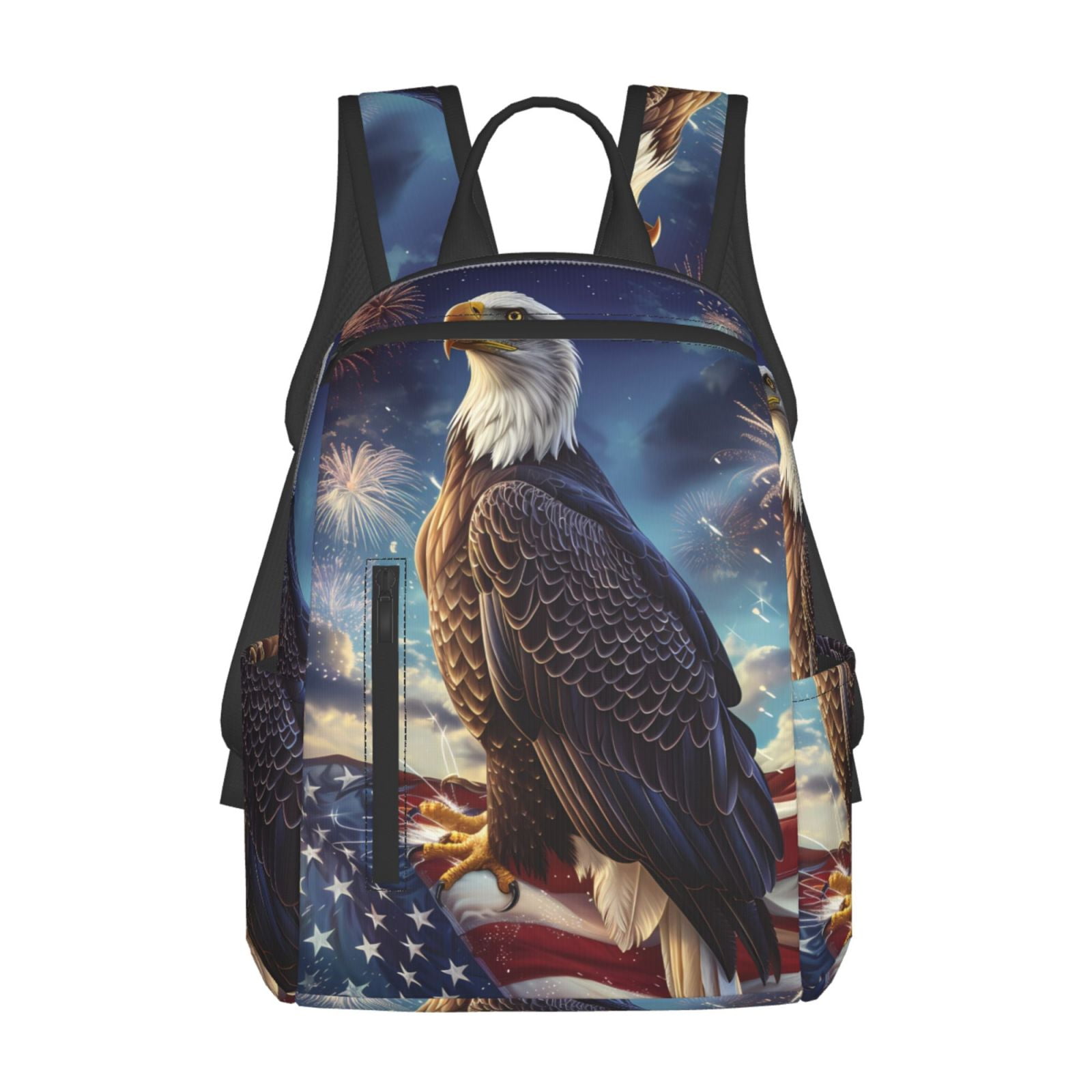 Balery Night Sky Bald Eagle Mochila Ligera para Hombres y Mujeres ...