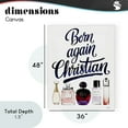 Born Again Christian Skincare Canvas Wall Art, design by Amanda ...