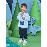 Garanimals Toddler Boys Waffle Henley Shirt with Long Sleeves, Sizes ...