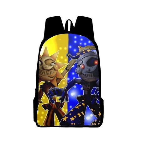 Fnaf Sundrop Moondrop Backpack Kids Student Rucksack School Bag ...