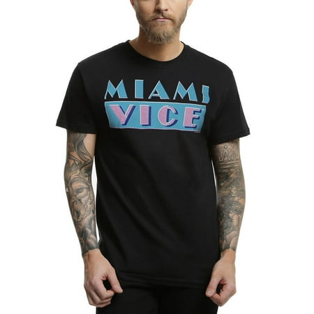 Miami Vice - Miami Vice Logo Adult T-Shirt - Walmart.com