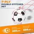 Sturdum 12 x 6 ft Soccer Goal, Portable Soccer Net for Backyard ...