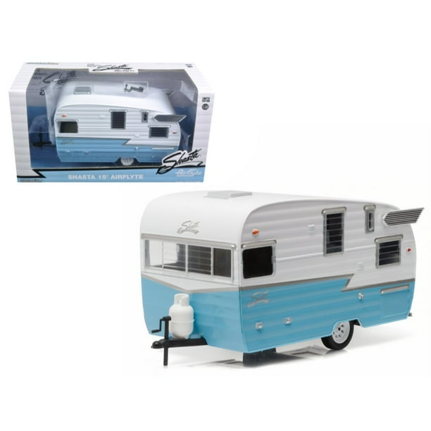 Greenlight Shasta Airflyte 15 'Camper Trailer azul para modelos de ...