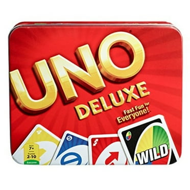 Mattel Games - Uno Deluxe Card Game Tin - Walmart.com